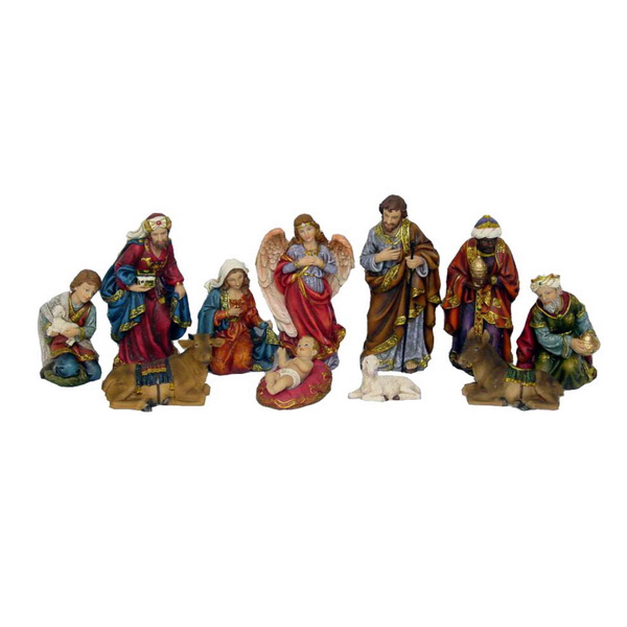 Click here for Hi-Line Gift 11 Pc Nativity & Three Wise Men Figur... prices