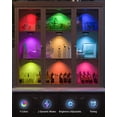 WILLED 1200mAh Rechargeable Puck Lights with Remote, Dimmable Under ...