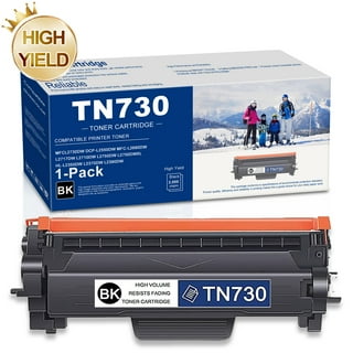 TN730 Toner Cartridge: 1 Pack Black High Yield Replacement for Brother ...