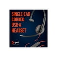 Poly - Blackwire 3210 - Wired, Single Ear (Monaural) Headset ...