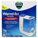 Vicks Warm Mist Humidifier, White and Blue 1 Each - Walmart.com
