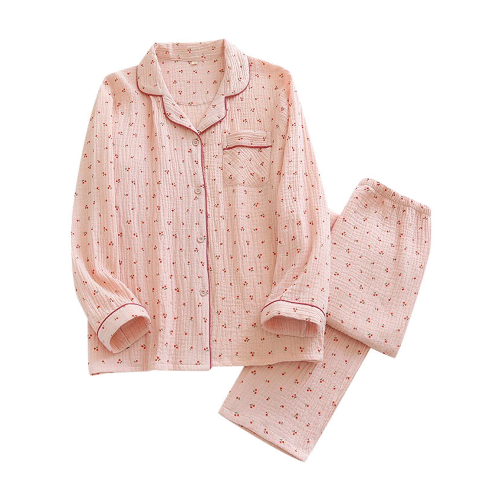 Click here for Lixiuxyad Womens Little Cherry Double Crepe Pajama... prices