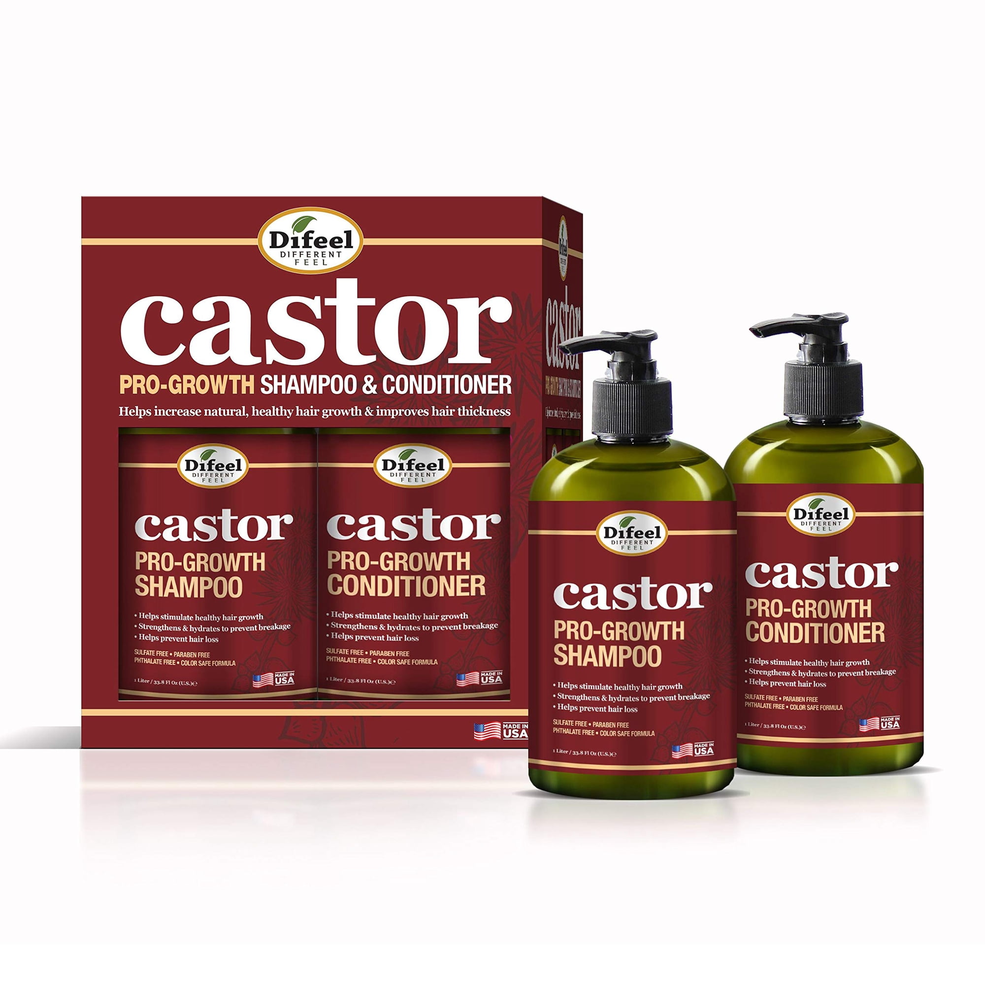 Click here for Difeel Castor Progrowth Shampoo 12 Oz Conditioner... prices