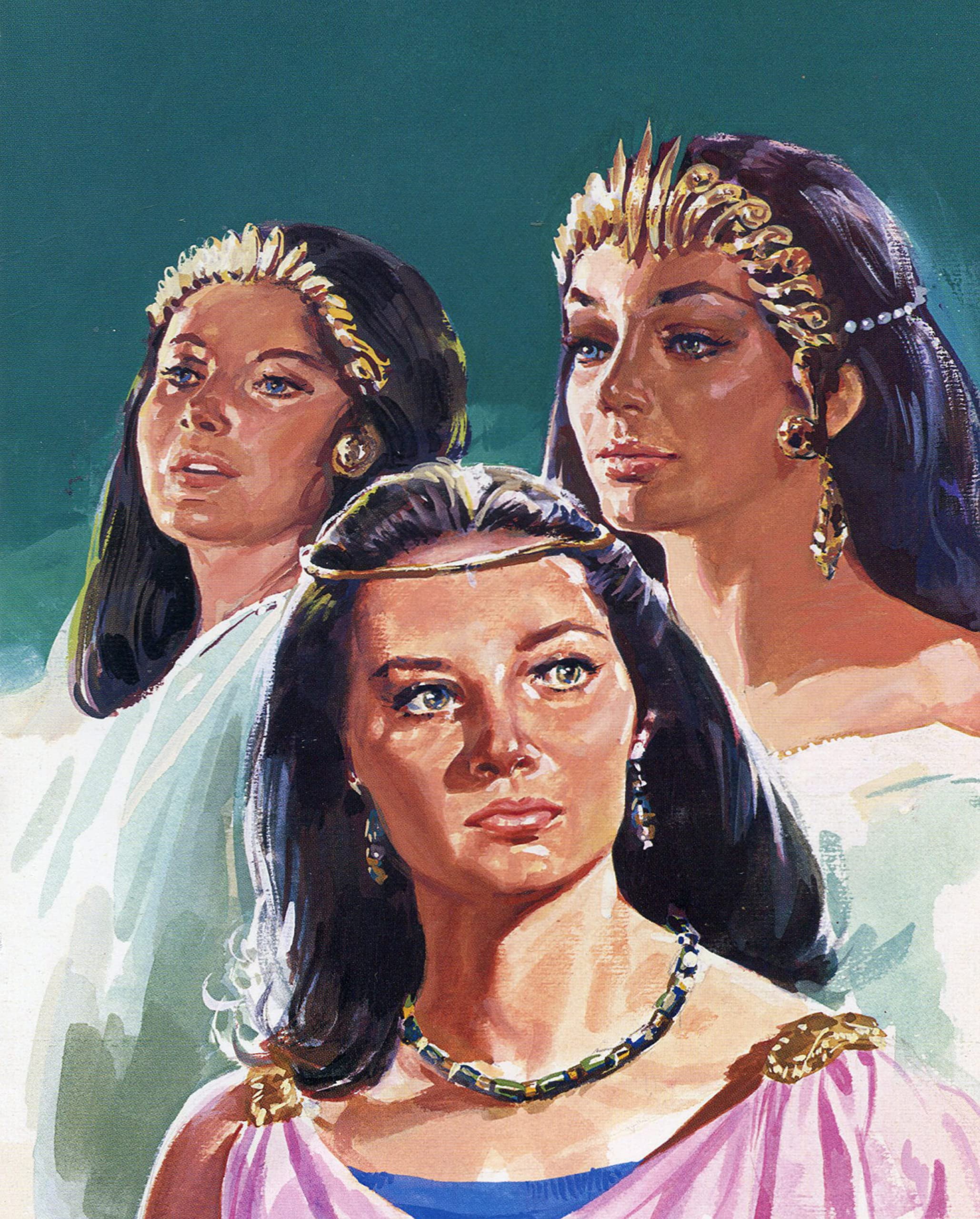 Catholic print picture - The Wives of David N - 8" x 10" ready to be ...