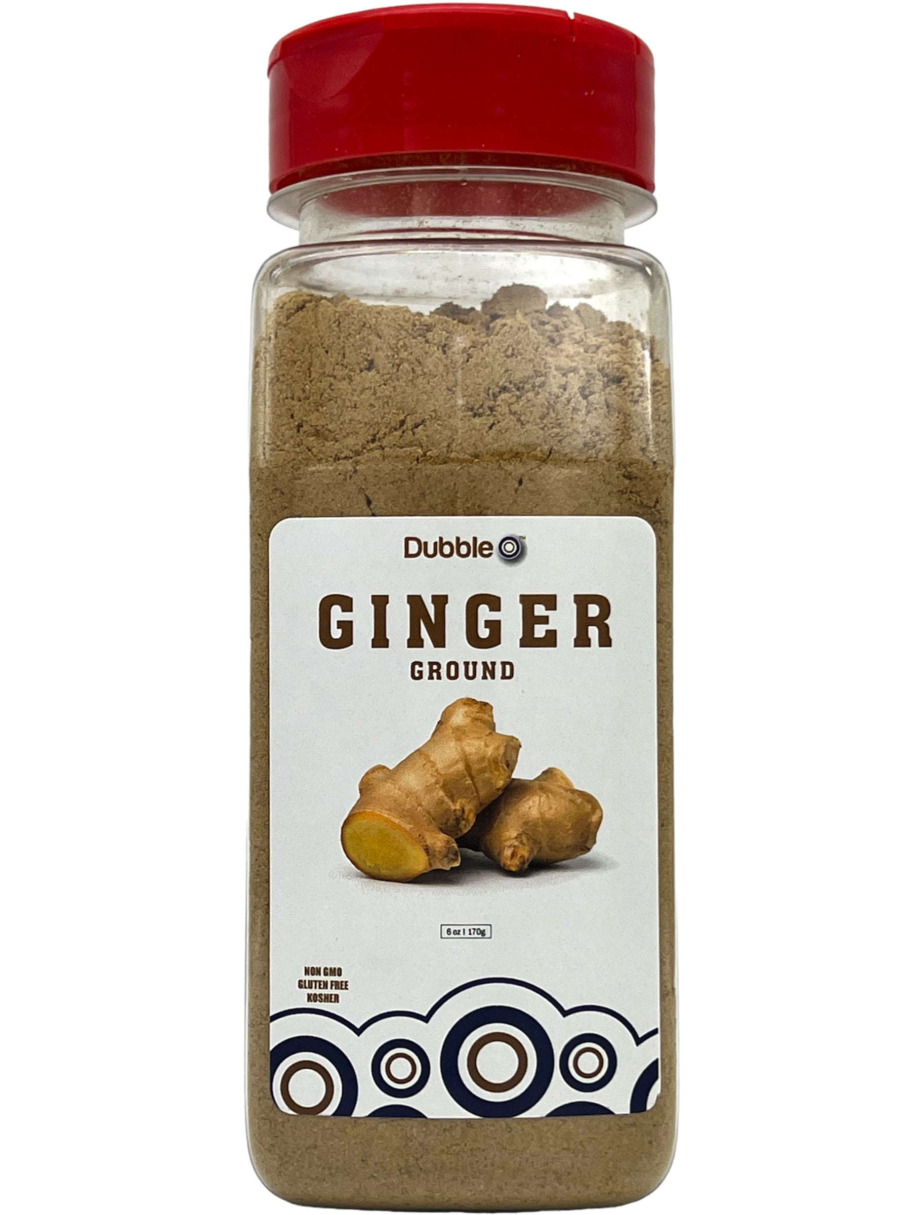 Ground Ginger Powder - 6 oz. - Non GMO, Kosher, Halal, and Gluten Free ...