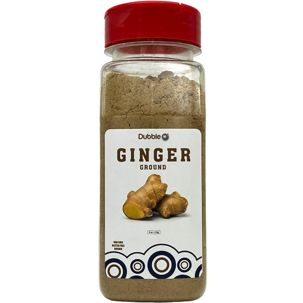 Ground Ginger Powder - 6 oz. - Non GMO, Kosher, Halal, and Gluten Free ...