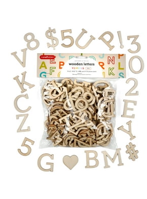 Wooden Letters & Numbers in Wood Crafting - Walmart.com