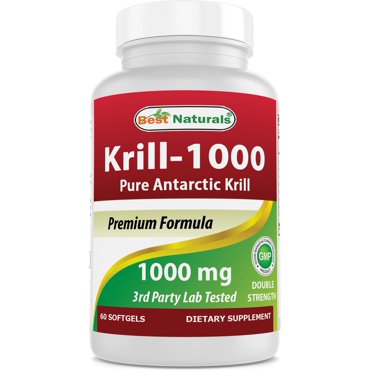 Kirkland Signature Krill Oil 500mg, 180 Softgels - Walmart.com