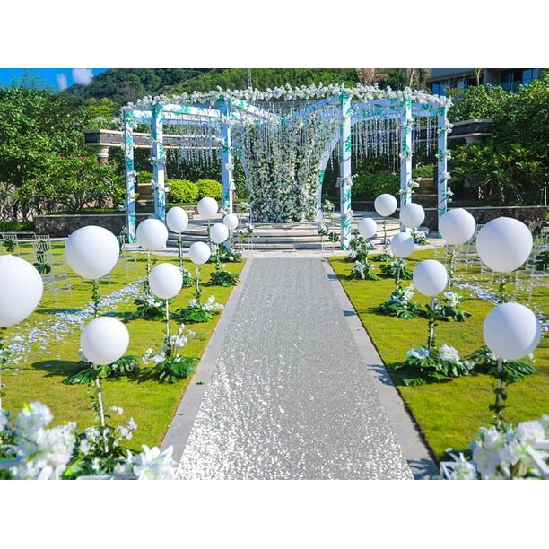 ShinyBeauty Sequin Aisle Runners 2Ft x 15Ft Red Carpet Runner for Party ...