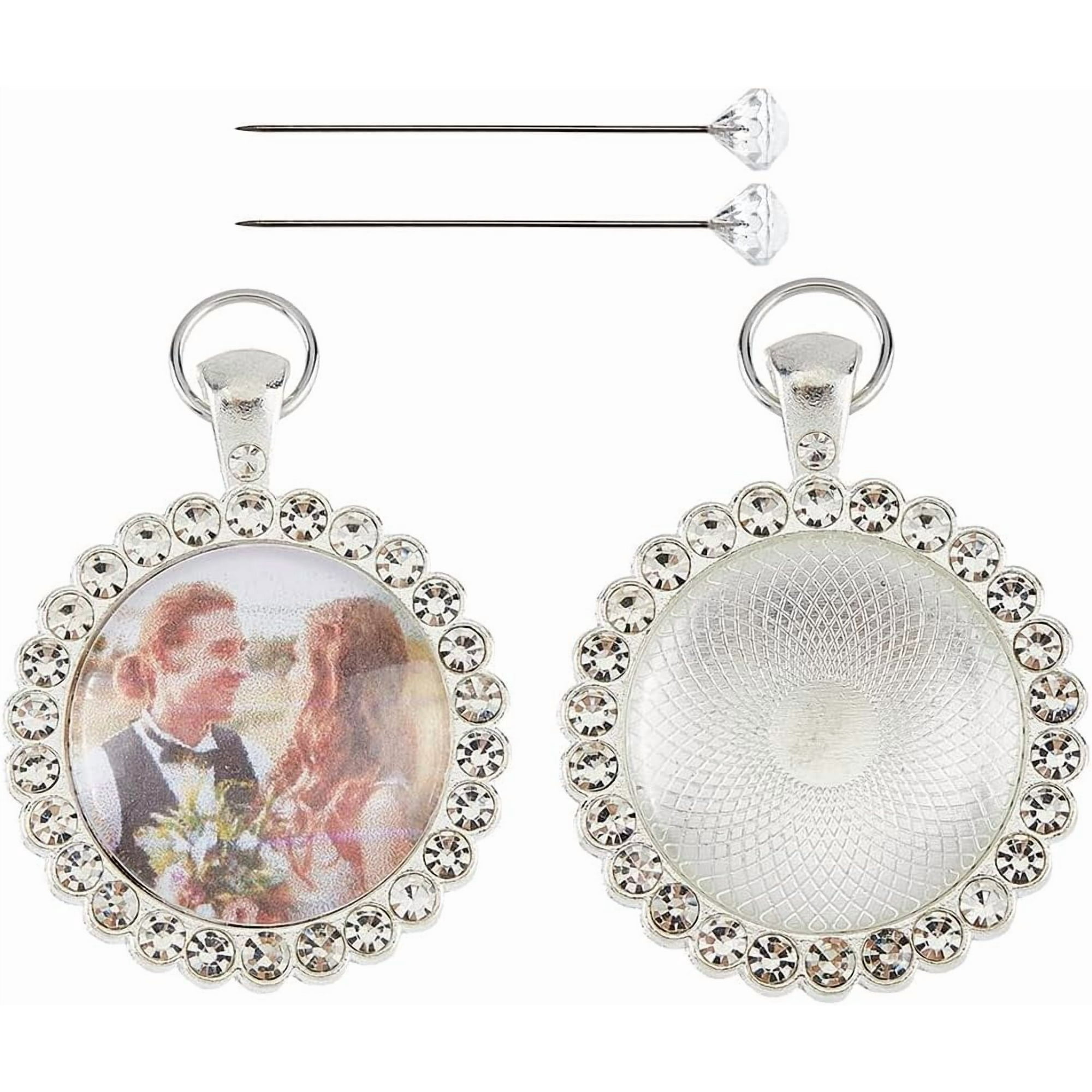 Click here for Nobrand 2pcs Bouquet Photo Charm Memory Picture Cu... prices