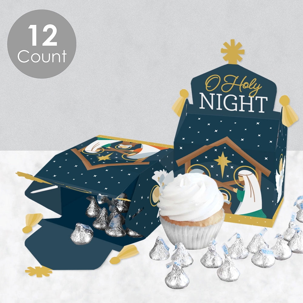 Buy Holy Nativity - Treat Box Party Favors - Manger Scene Religious ...