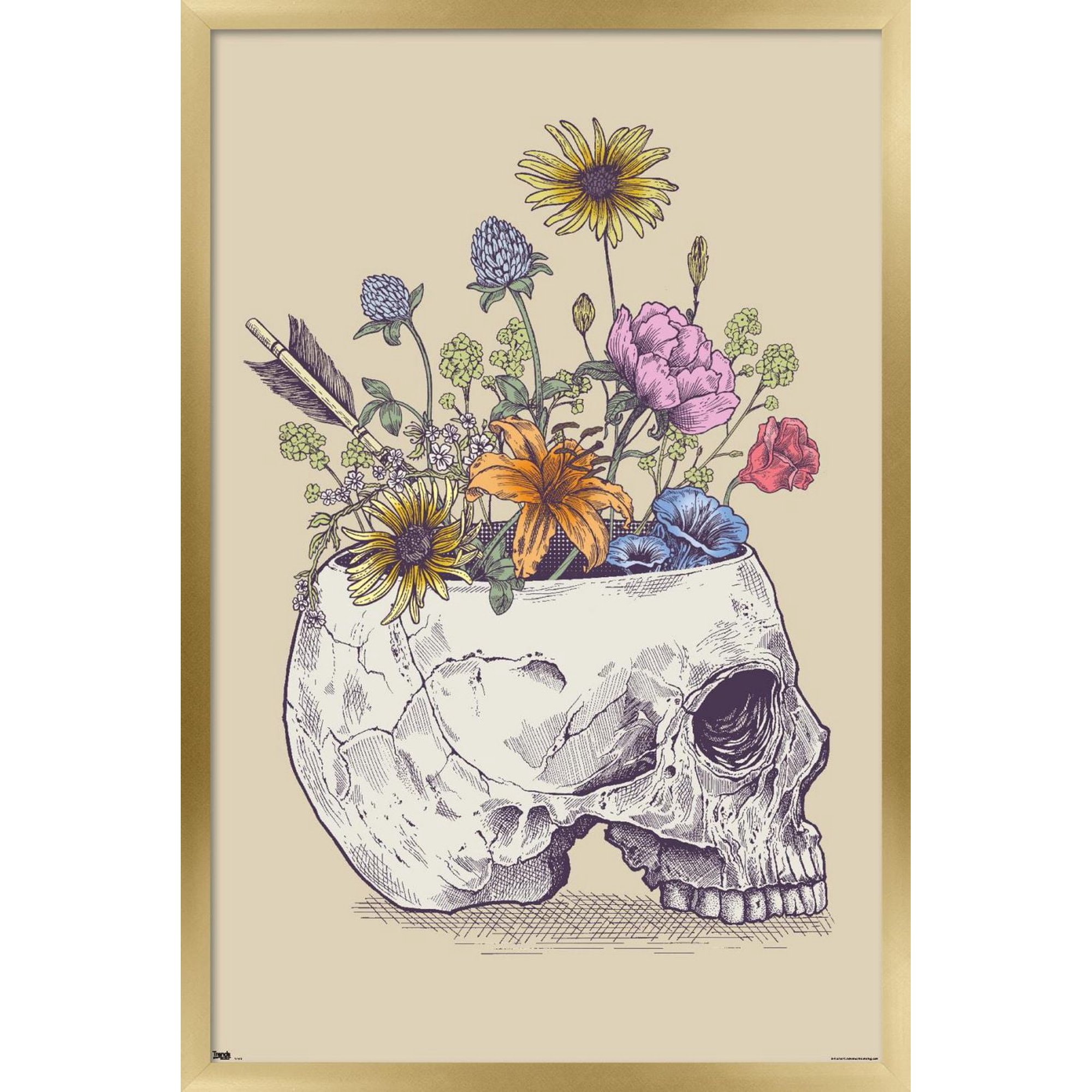 Click here for Trends International Rachel Caldwell - Flower Skul... prices