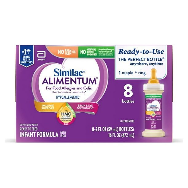 Similac Alimentum with 2’-FL HMO, Ready-to-Feed Baby Formula, 2-fl-oz ...