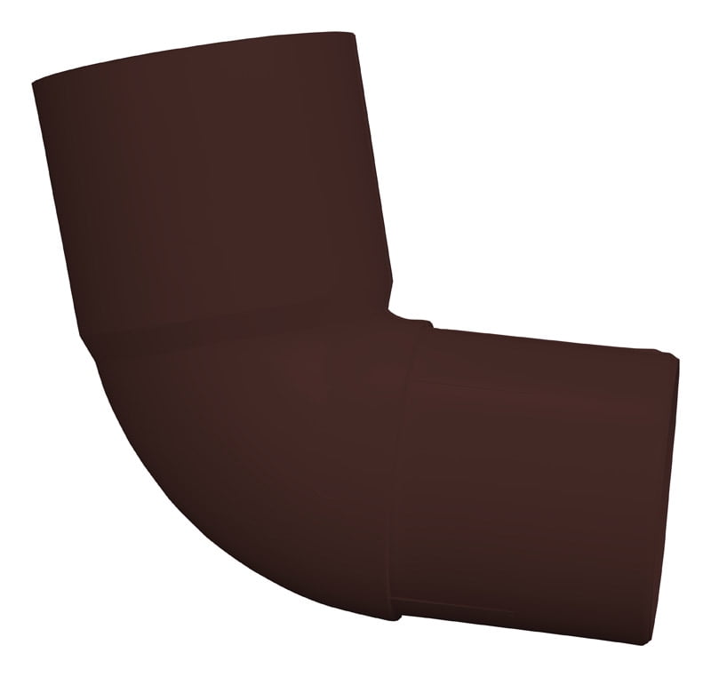Plastmo Classic 2.5 in. W Brown Vinyl Downspout Elbow - Walmart.com