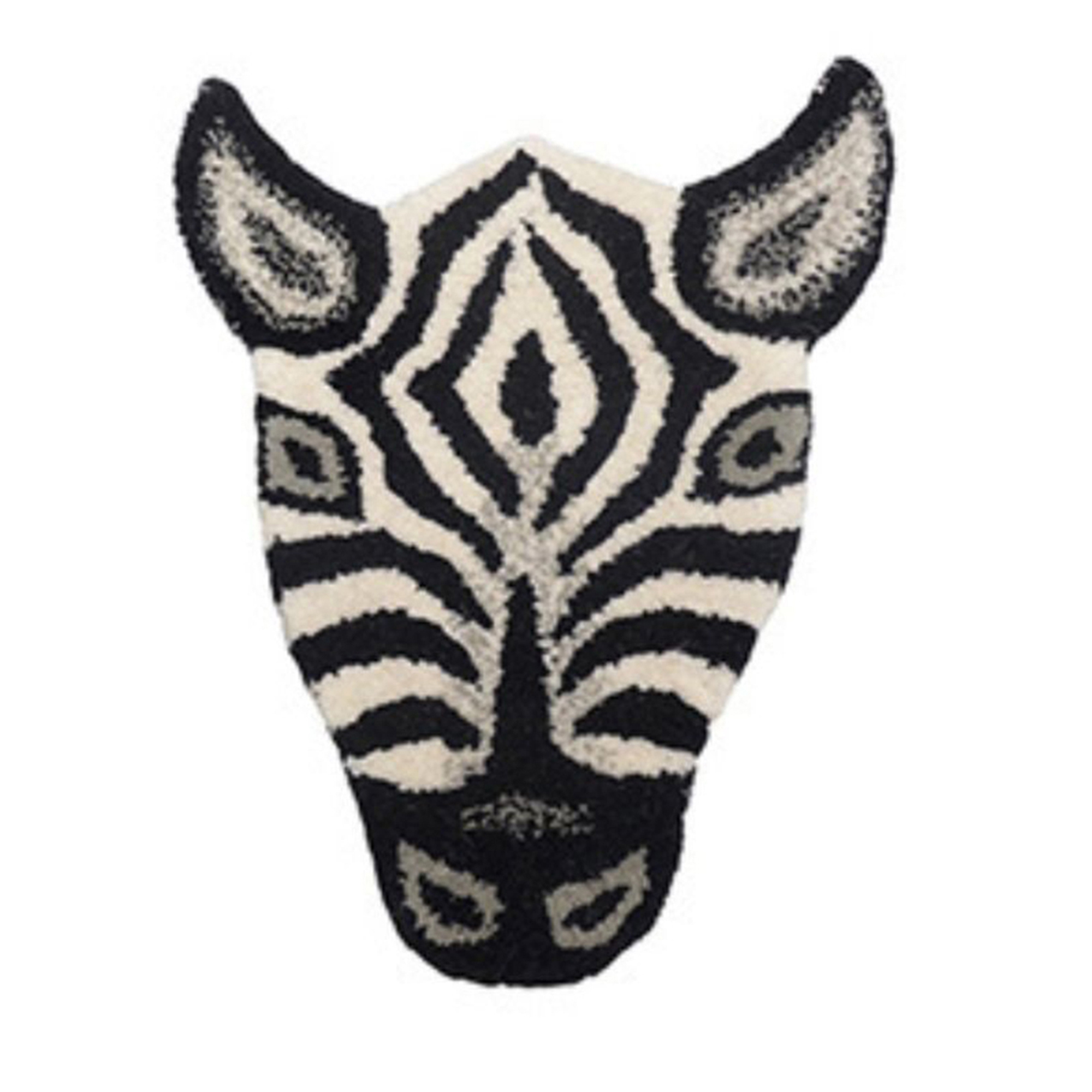 ZIYIXIN Animal Shape Rug Tiger Print Small Rug Faux Wool Creative ...