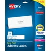Avery Easy Peel Address Labels, 1" x 4", 500 White Labels (5261 ...