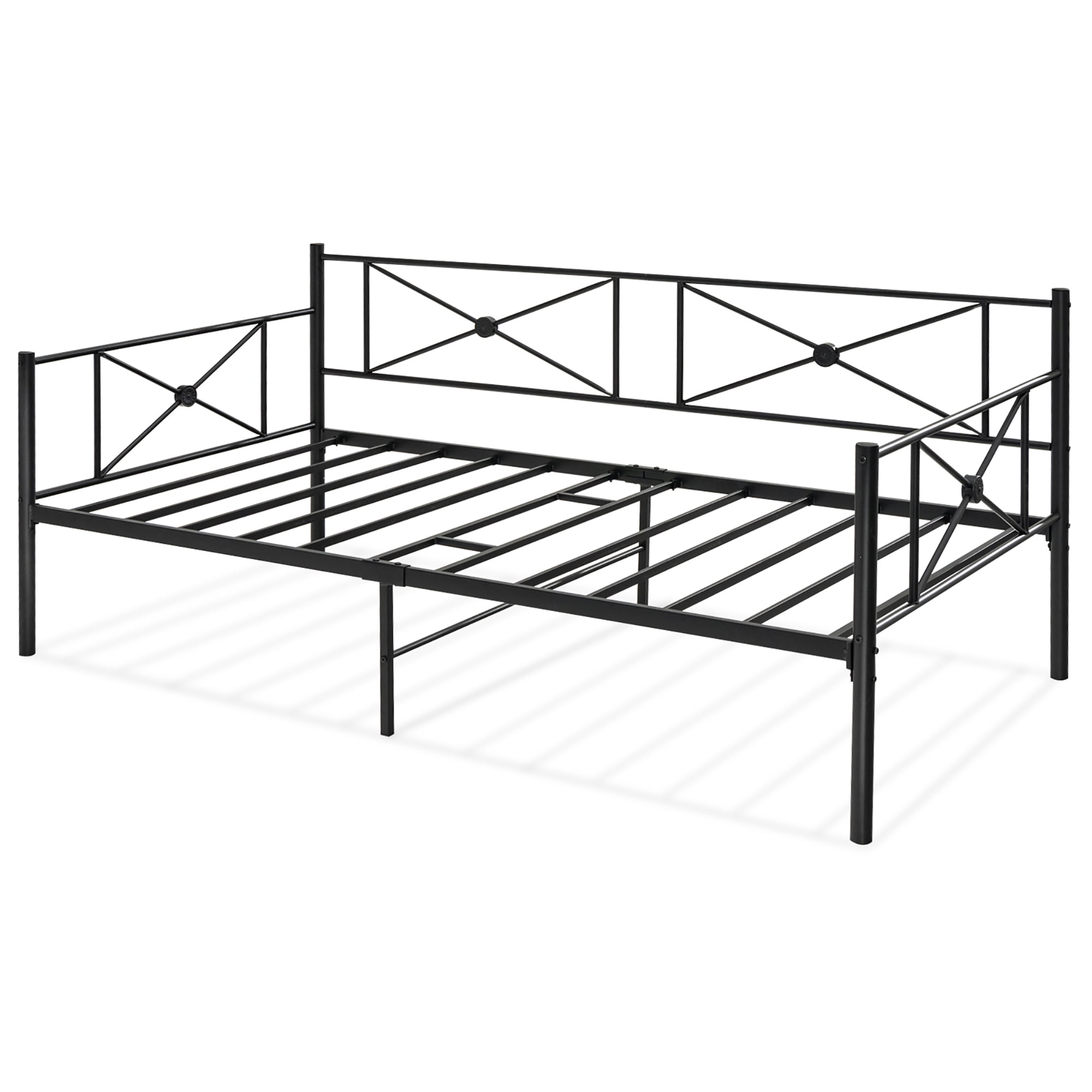 Click here for Costway Twin Metal Daybed Frame With Slats Classic... prices