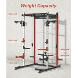 EONFITOmni Power Cage Home Gym Package, 1000LBS Multi-Functional ...