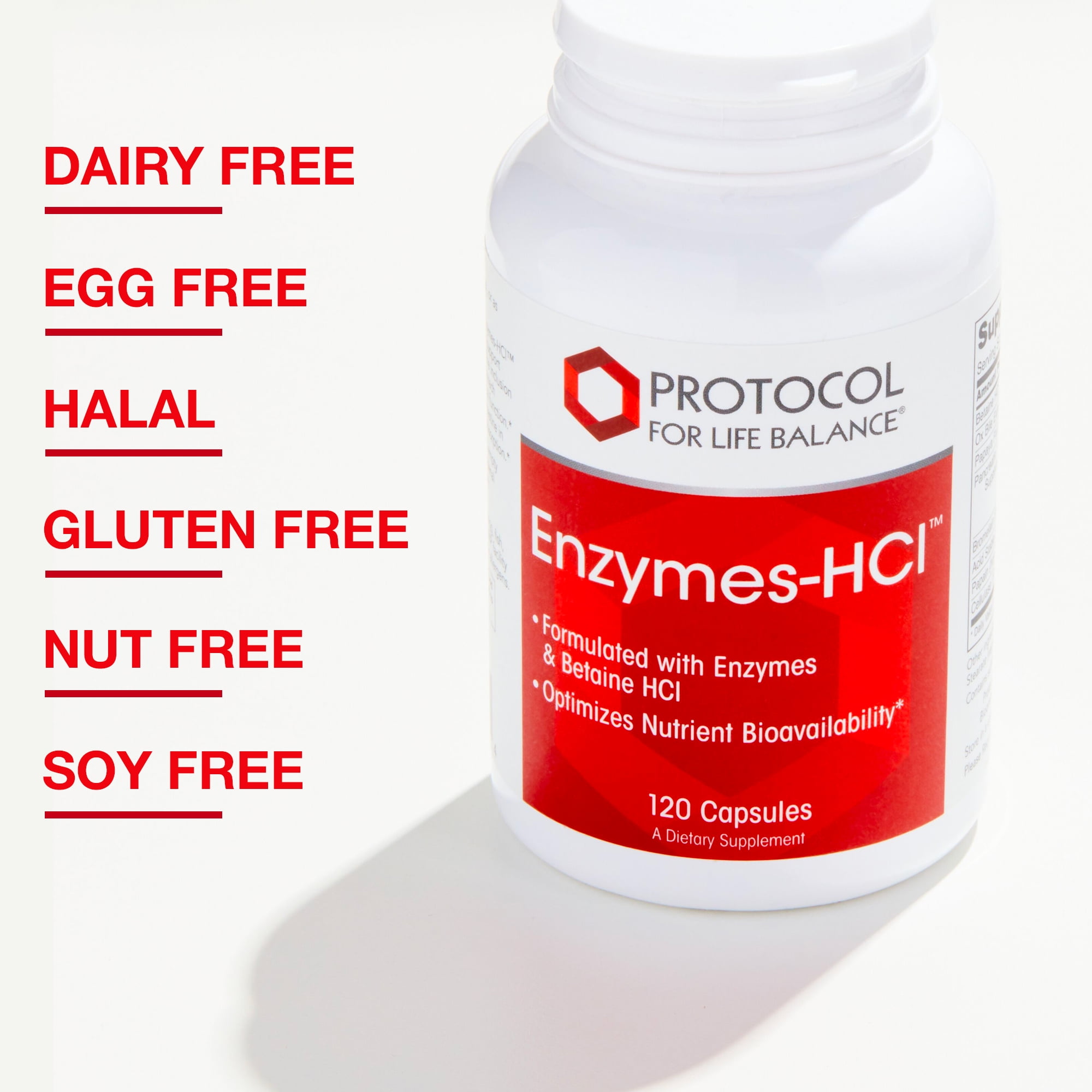 Buy Protocol for Life Balance Enzymes-HCl - 120 Caps Online at Lowest ...