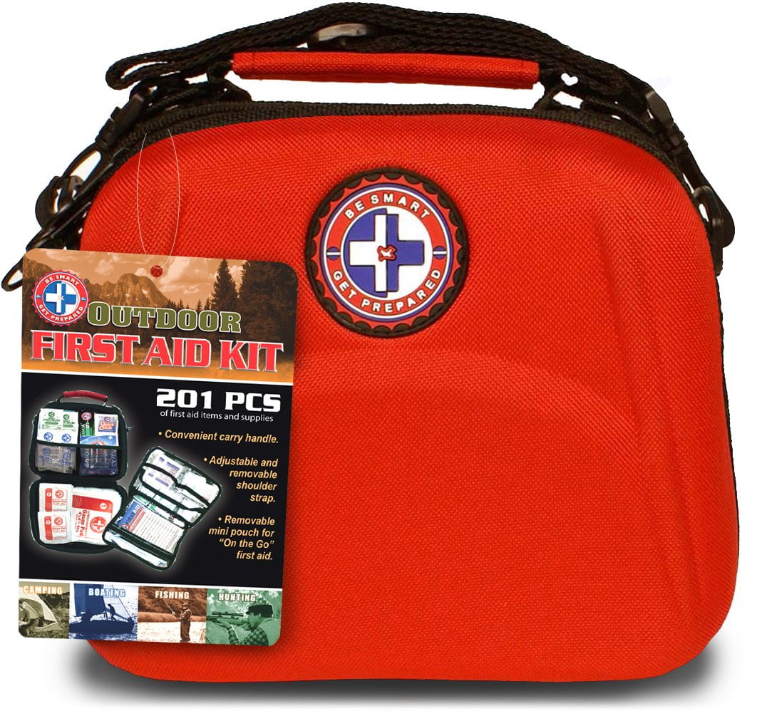 Be Smart Get Prepared 201 Piece First Aid Kit - Emergency, Home, Car ...