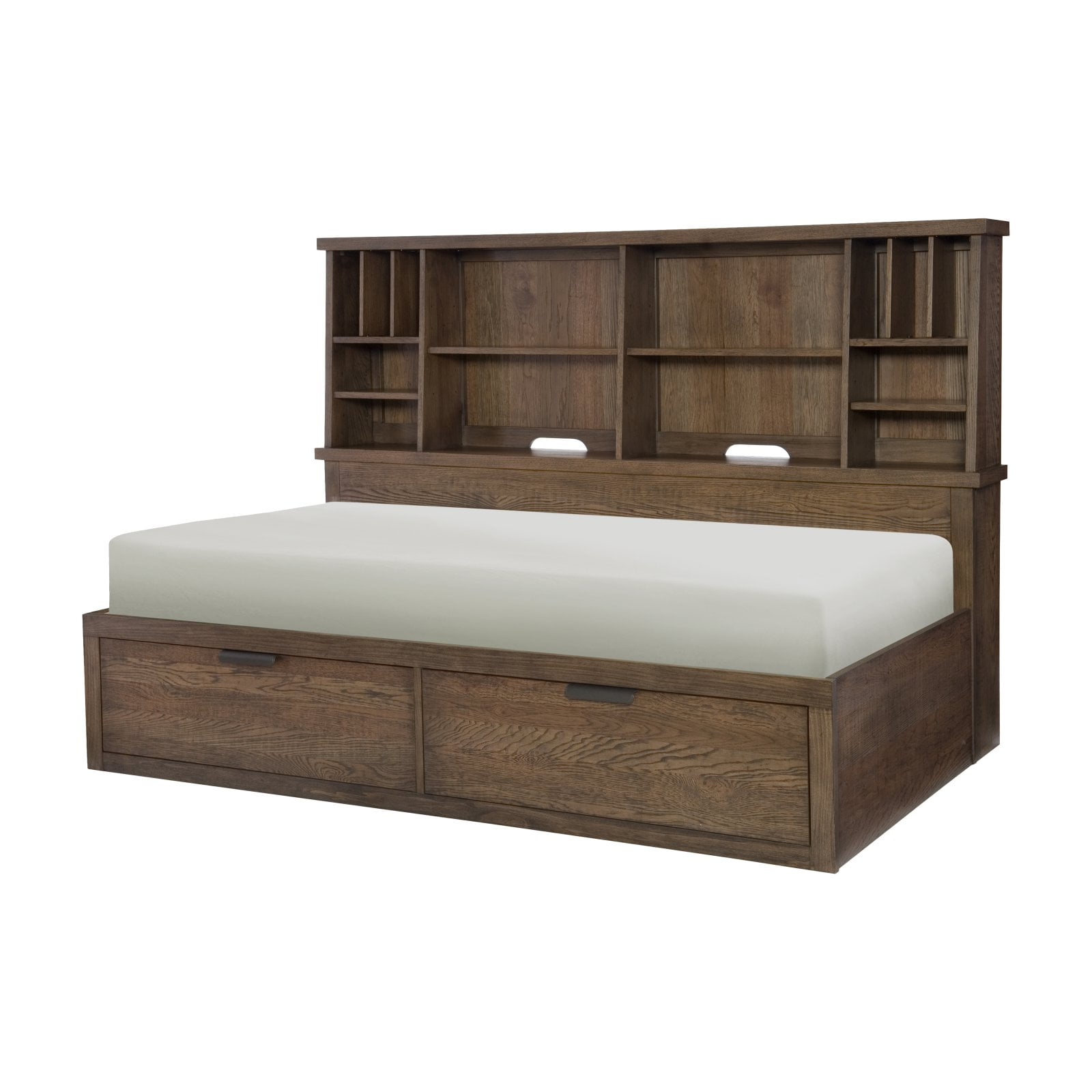 Legacy Classic Fulton County Bookcase Lounge Bed Twin Tawny Brown Color ...