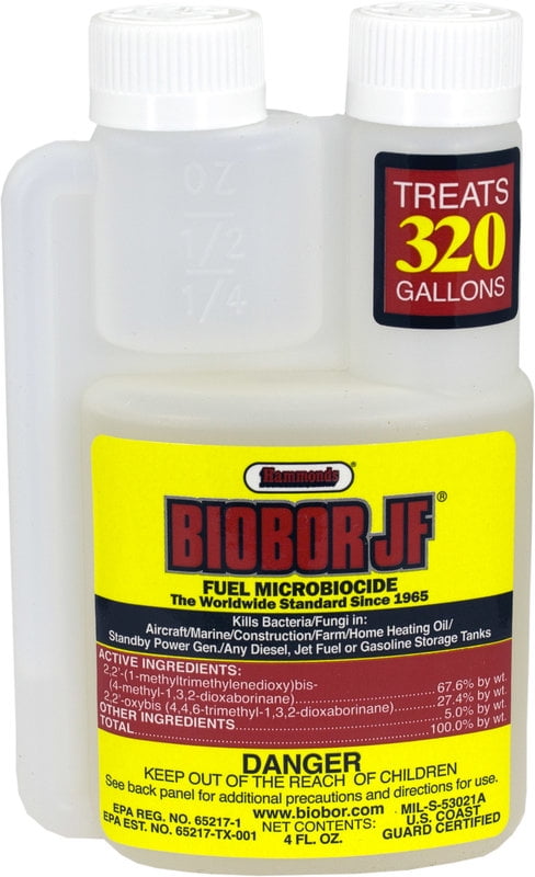 4 oz Gallon Hammonds Biobor JF MicroBiocide Diesel Fuel Sludge Slime ...