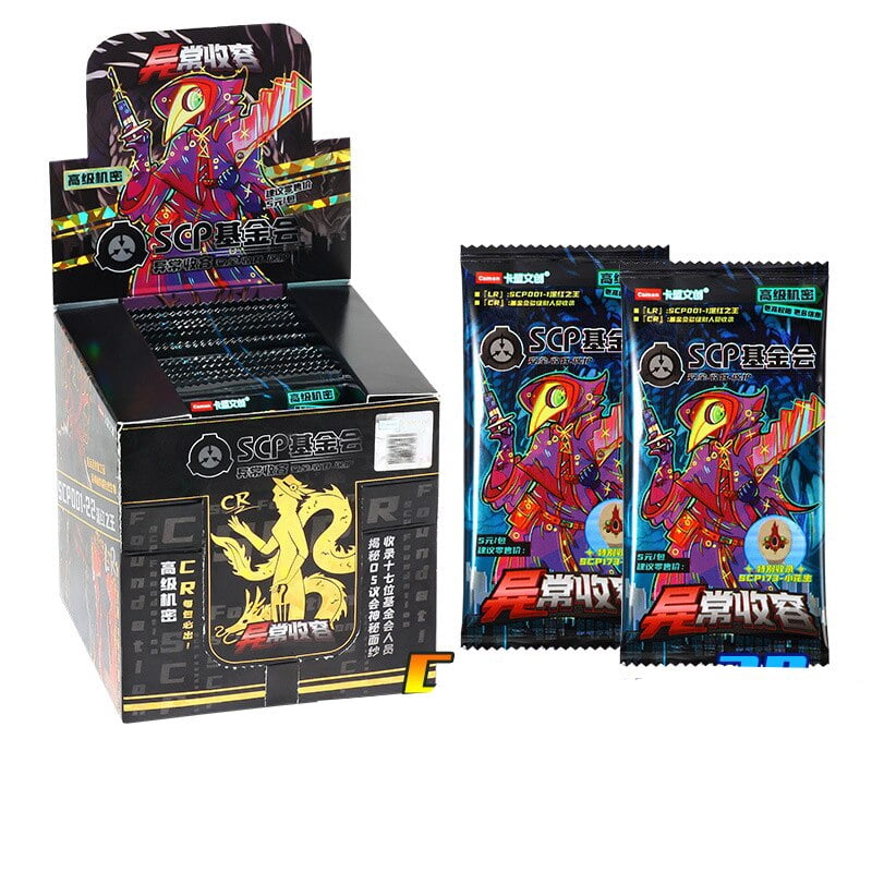 SCP-Juego de mesa de Anime para niños, Cartas coleccionables de papel ...