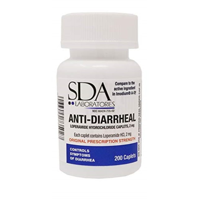 Buy Anti-Diarrheal 2mg HCL 200 Caplets by SDA LABS Online at Lowest ...