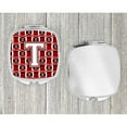 Letter T Football Cardinal and White Compact Mirror CJ1082-TSCM ...