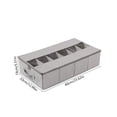 Nsxcdh Space Saving Linen Shoe Storage Box Underbed Foldable ...