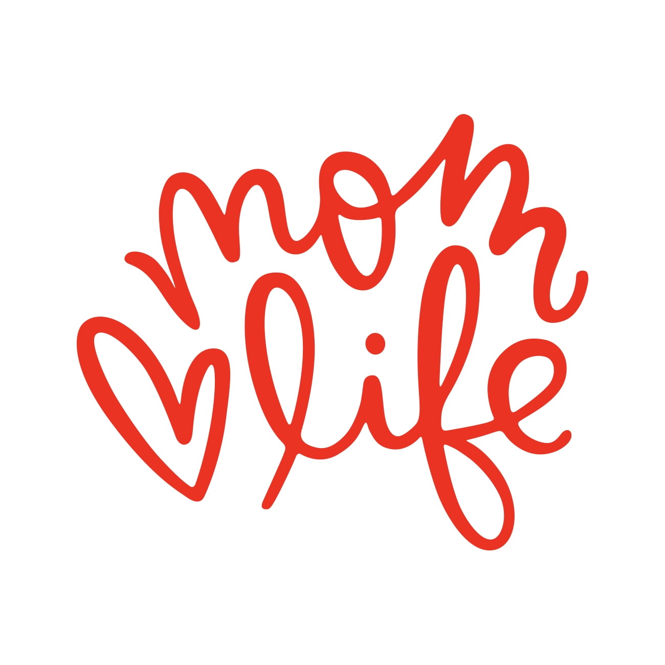 Mom Life Sticker Decal Die Cut - Self Adhesive Vinyl - Weatherproof ...