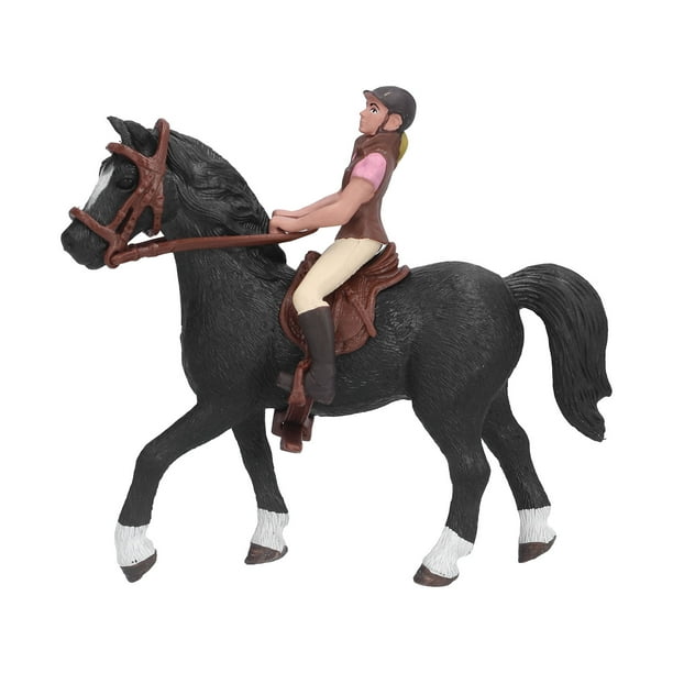 Farm Horse Model Toy,Horse Rodeo Figurine Children Horse Rider Model ...