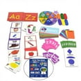 Circle Learning Time Center Pocket Chart Calendar Set Kids Educational ...