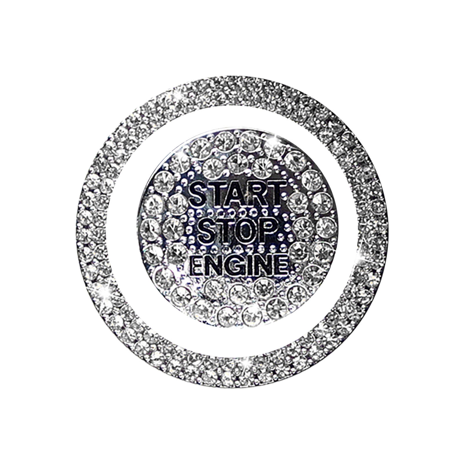 AIYUQ.U Car Stickers Rings Start Button Bling Ignition Ring Sticker ...