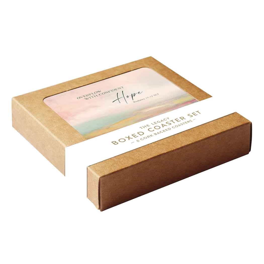 Boxed Coaster Set-Square Cork Back-Sunrise (3.75 ) (Set Of 6) - Walmart.com