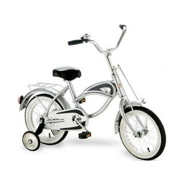 Morgan Cycle 41115 14 in. Cruiser Bicycle with Training Wheels in Blue ...