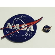 NASA Logo Patch Blue & White 3" - Walmart.com