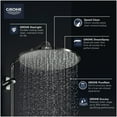 Grohe Rainshower 26569000 310 Mono Shower Head, 12" - 1 Spray, 1.75 gpm ...