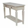 Vista Console Sofa Table Distressed Hickory/Stone Finish - Walmart.com