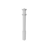 Vita 6"L x 6"W x 74"H Sturbridge Vinyl Lamp Post, White, VA94428 ...