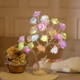 Poseca 16 Color RGB Rose Lamp, Remote Control Rose Tree Light, 1.48ft ...