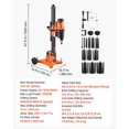 Diamond Core Drilling Machine, Dry/Wet Concrete Core Drill Rig, 0.8-12 ...