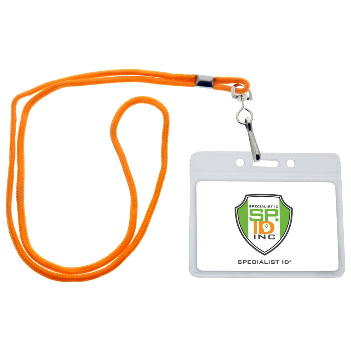 25 Pack of Premium Name Tag Badge Holders with Lanyards (Horizontal) by ...