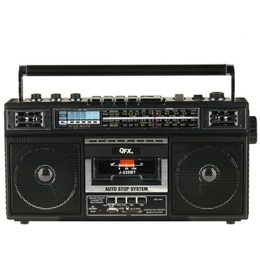 Victrola's Mini Bluetooth Boombox with Cassette Player, Recorder and AM ...