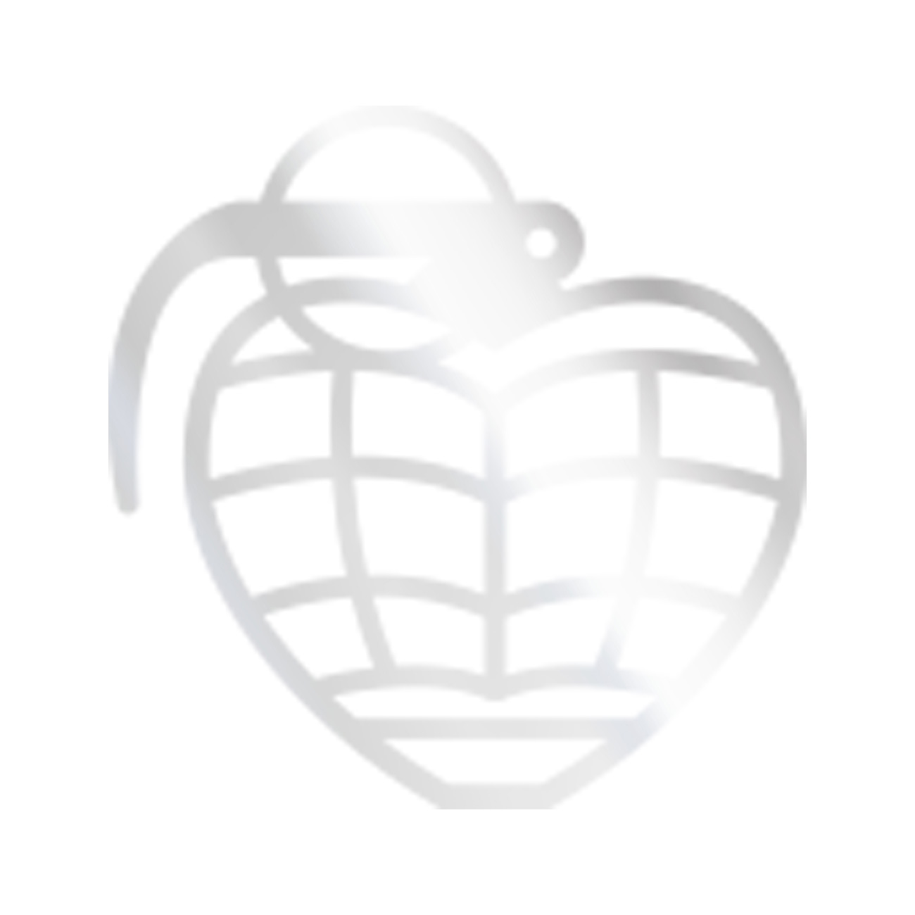 Heart Grenade Sticker Decal Die Cut - Self Adhesive Vinyl ...