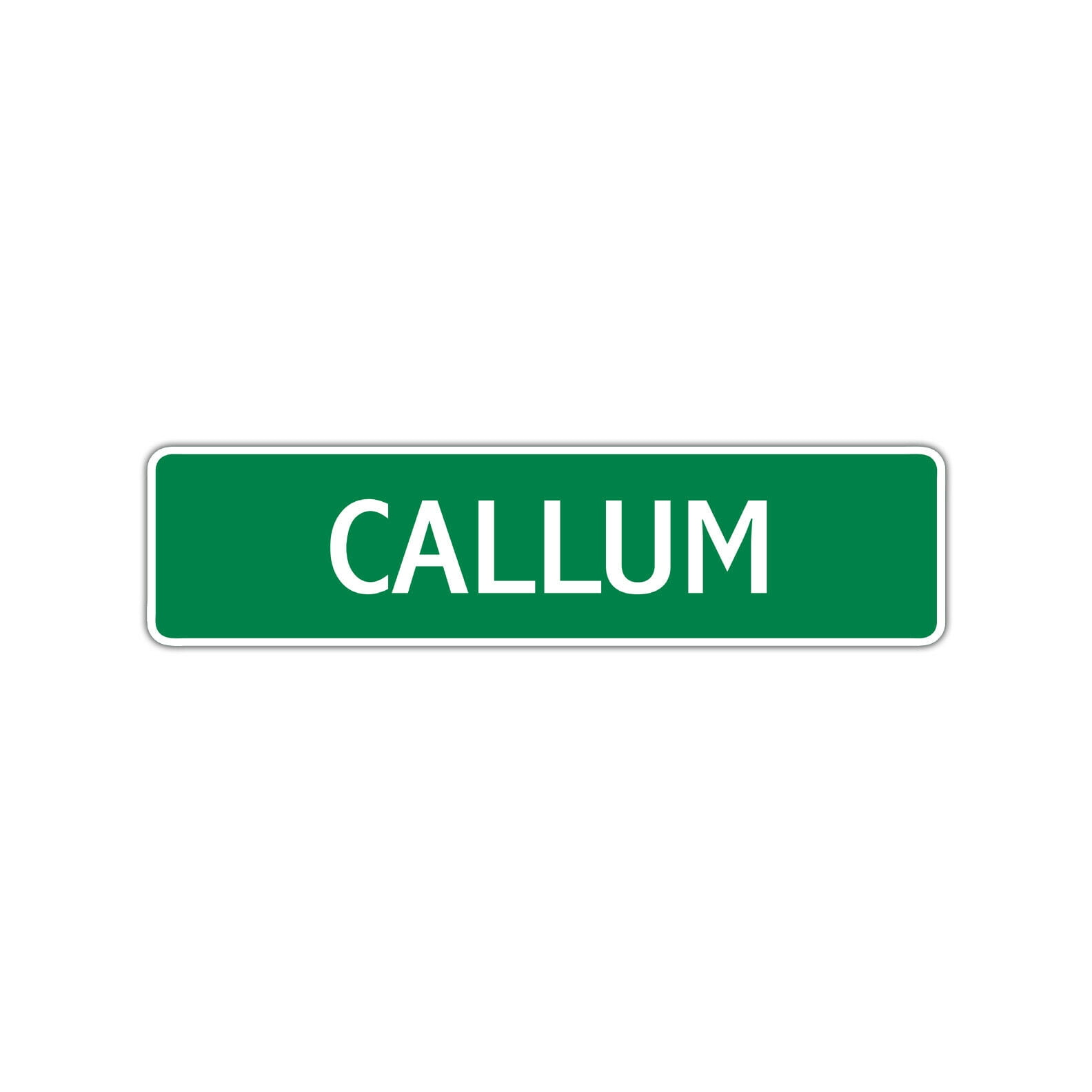 Callum Boys Children Name Letter Printed Label Indoor Outdoor Unique ...