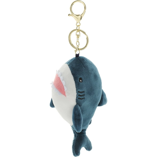 Plush Shark Doll Keychain Cartoon Shark Key Ring Key Charm Keychain Bag ...