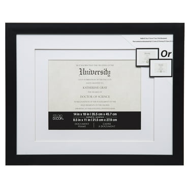 ELSKER&HOME Double Diploma Frame Wood-Made for Certificates&Diploma for ...