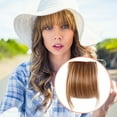 Dghm Ladies Bangs Wig Front Fringe Head Clipped In The Human Hair Extension Wig Female Air Bangs