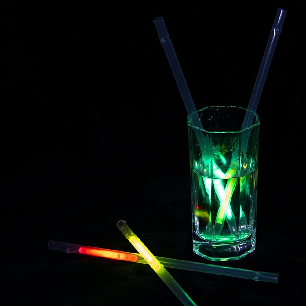 Click here for Hggqvvs 50pcs 2 In 1 Glowing Straws Sticks Glowing... prices